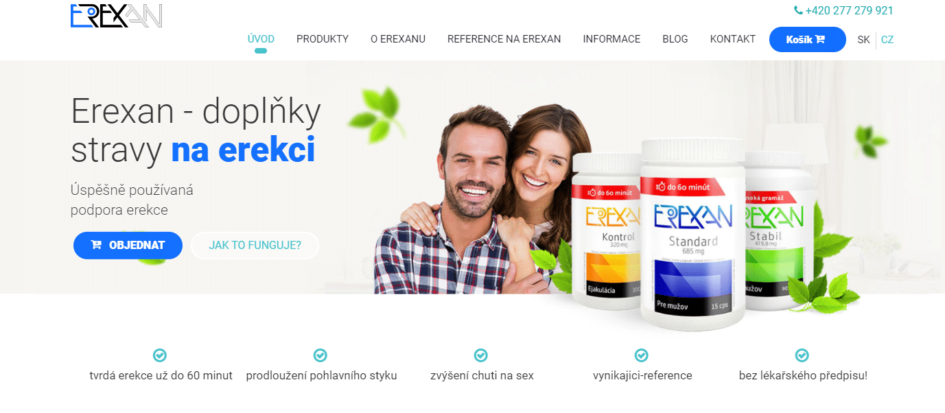 EREXAN Standard [Recenze 2025] - cena, diskuze a zkušenosti
